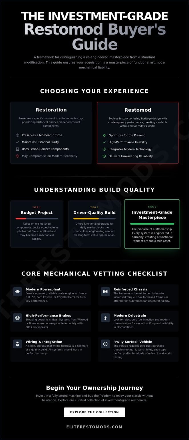 Restomod Buyer’s Guide: The 2026 Roadmap to Investment-Grade Performance